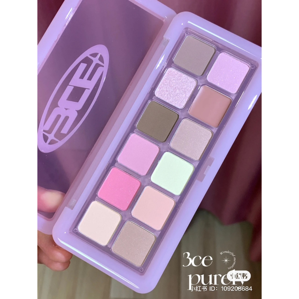 Màu Mắt 12 Ô 3ce New Take Eyeshadow Palette [Motion Frame- Raw Neutrals- Creative Filter-Cherry ...