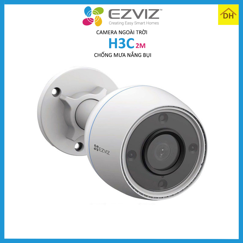 Camera EZCamera EZVIZ H3C 2M FHD 1080p Góc Rộng 2.8mm- Chống Nước- Wifi ...