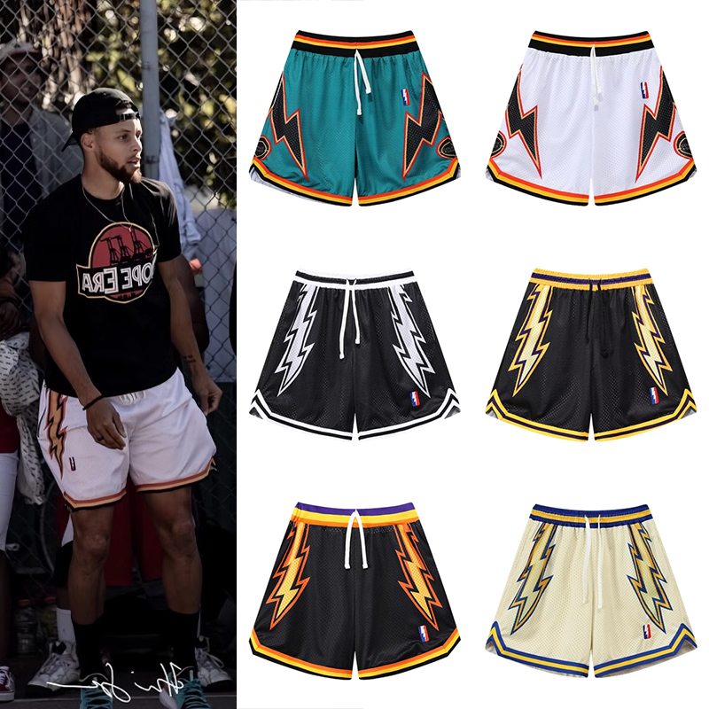 Quần bóng rổ Lightning Mesh Retro - Vải lỗ siêu thoáng, Form Retro ngắn ...