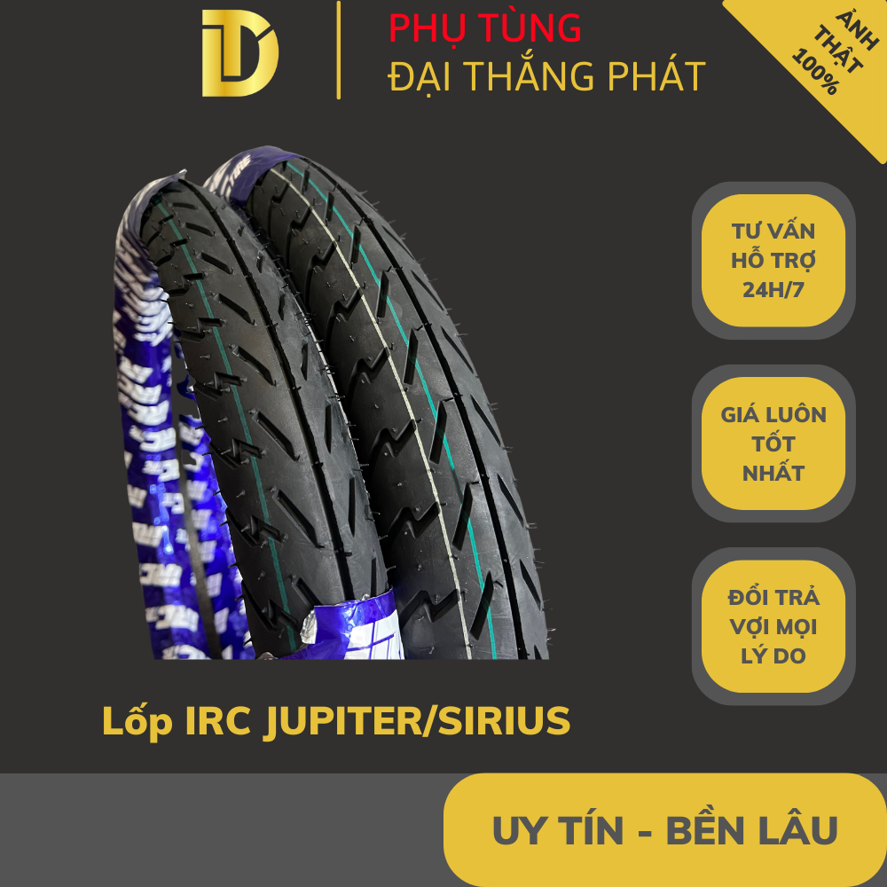 Vỏ lốp trước + sau xe Jupiter / Sirius (70/90-17 NR53 + 80/90-17 NR53 ...