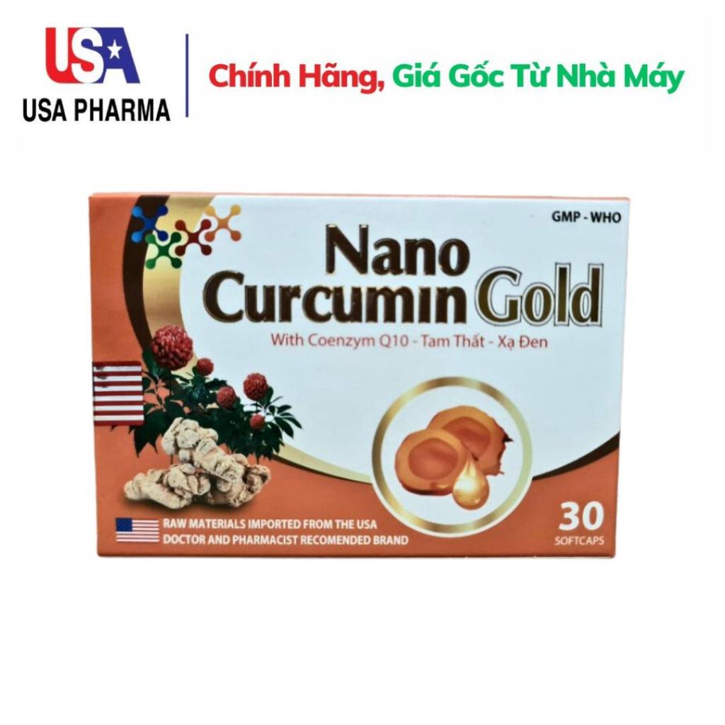Nano Curcumin Gold Giúp giảm các triệu chứng viêm loét dạ dày, Tá tràng, Thượng vị, Hang vị ...