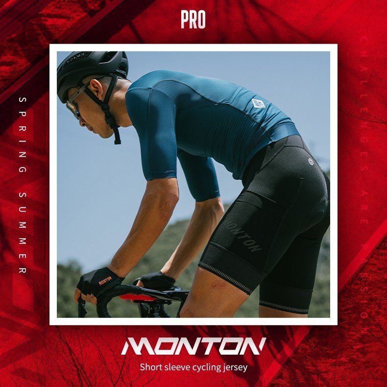 Áo Đạp Xe Nam PRO OBAKE BURGUNDY, OBAKE BLUE, Chính Hãng MONTON | Shopee Việt Nam