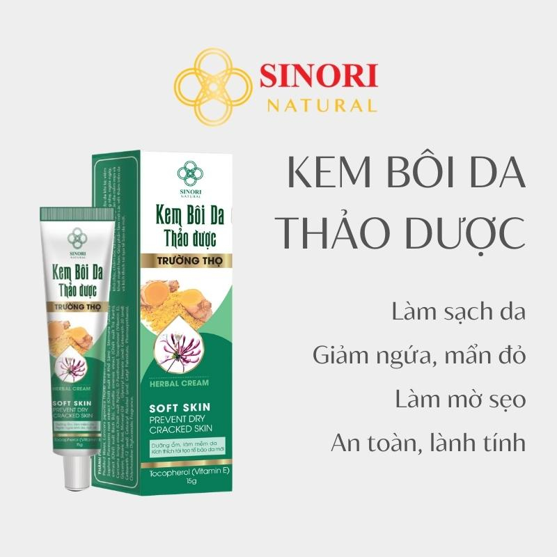 Kem Bôi Da Thảo Dược Trường Thọ Sinori 15g | Shopee Việt Nam