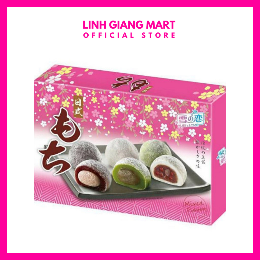 Yuki&Love - Bánh Bao Chỉ Mochi Đài Loan Japanese Style 3 Vị - Hộp Giấy ...