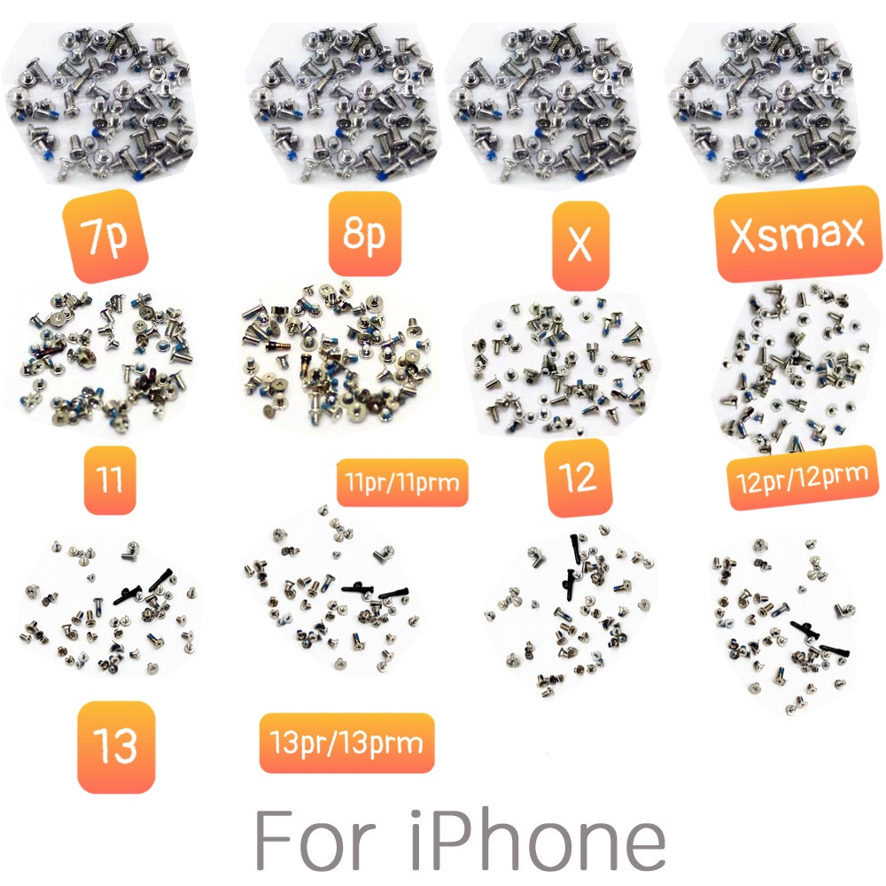 Set ốc vít kim loại thay thế sửa chữa bộ phận bên trong 7P - 13 prm ...