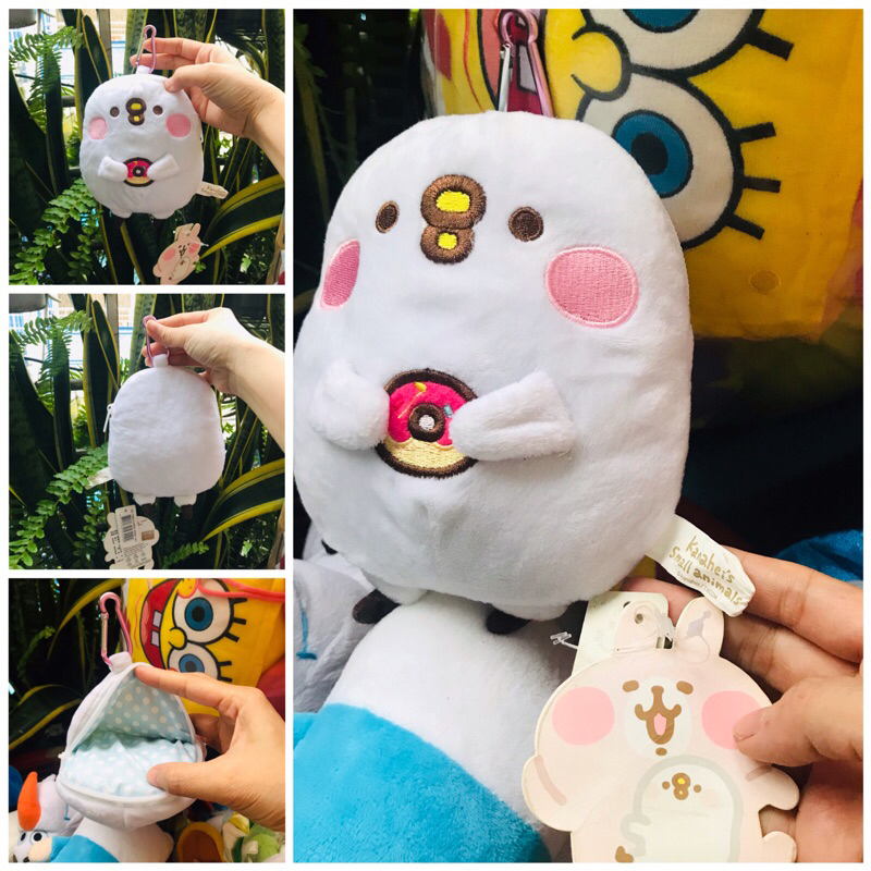 Gấu bông vịt Piske & thỏ hồng Usagi (2hand) | Shopee Việt Nam