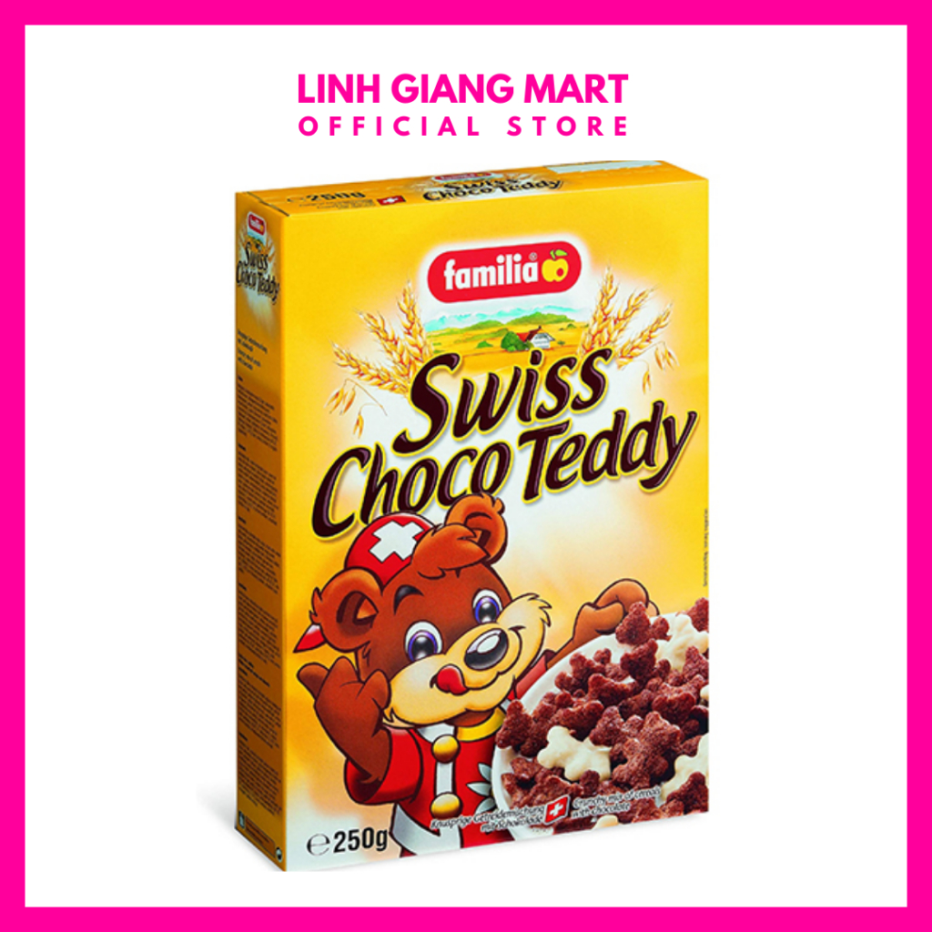 Familia Swiss Choco Teddy - Ngũ Cốc Cho Trẻ Em Hình Gấu Teddy Chuẩn ...