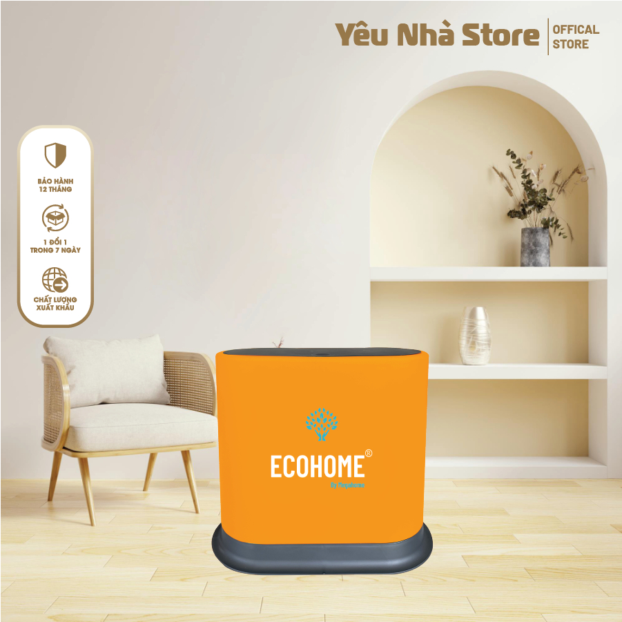 Thùng Rác Nắp Bật Thông Minh Elip Ecohome 10L, Thùng Rác Gia Đình Văn Phòng Sang Trọng Tiết Kiệm ...