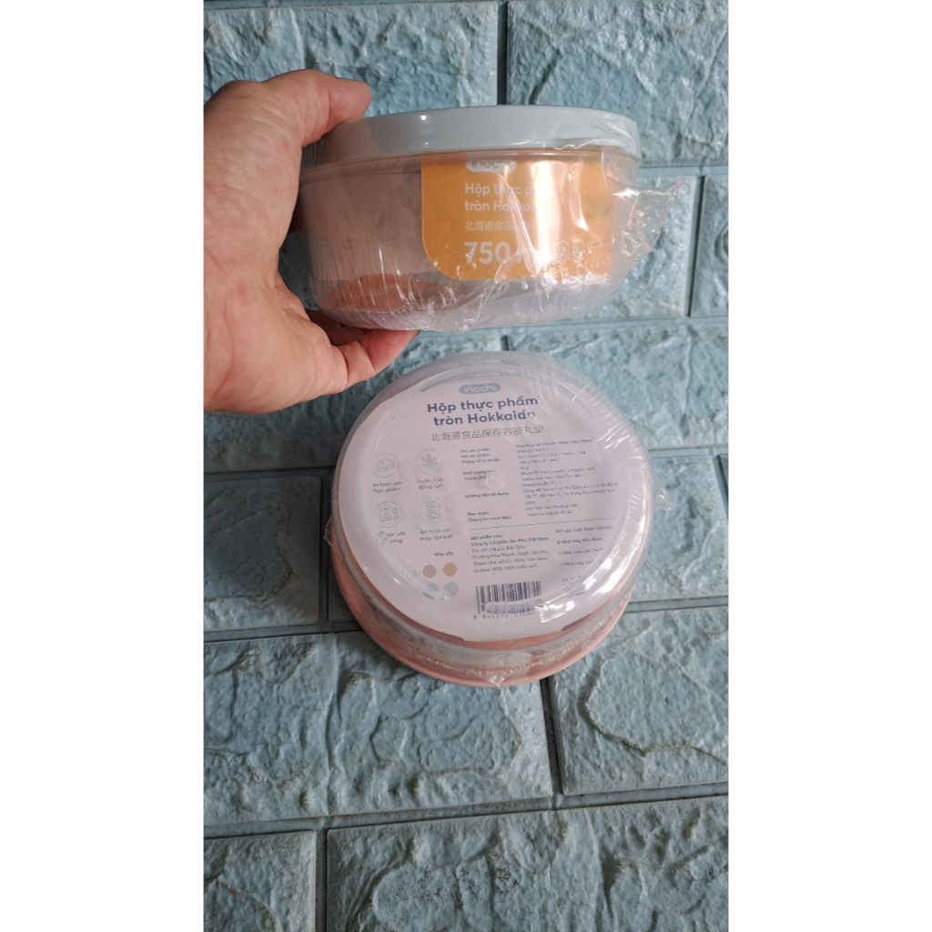 Hộp nhựa tròn Inochi 750ml quà từ Vita Diary | Shopee Việt Nam