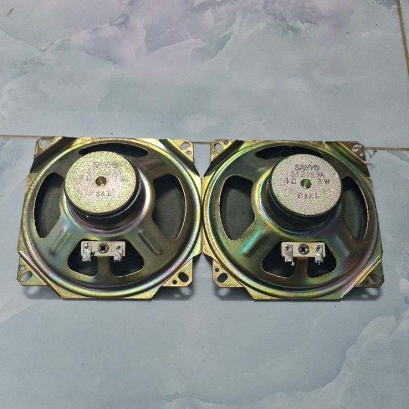 Loa cassette SANYO 4 ohm 3w , kích thước vuông 12cm , tháo máy . | Shopee Việt Nam