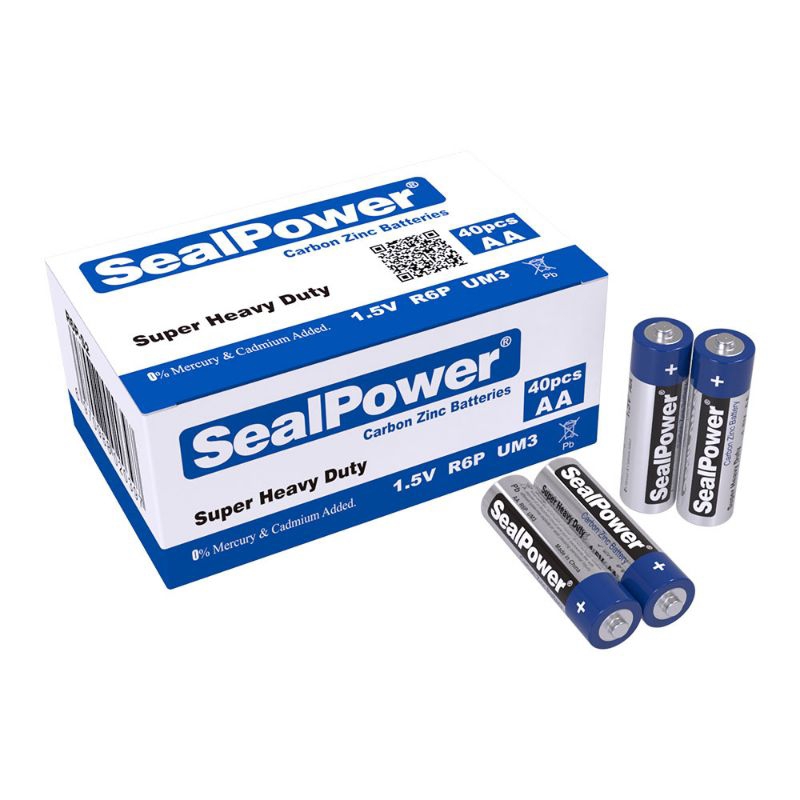 Hộp 40 viên Pin Tiểu AA (2A) Super Heavy Duty Battery 1.5V | Shopee ...