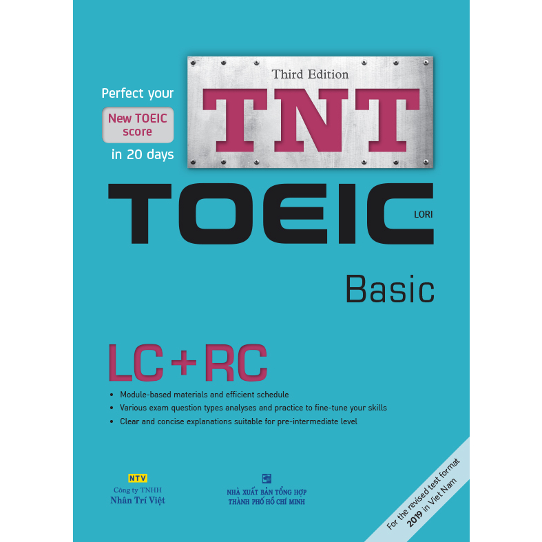 Sách - TNT TOEIC Basic LC + RC (Third edition - 2019 format) | Shopee Việt Nam