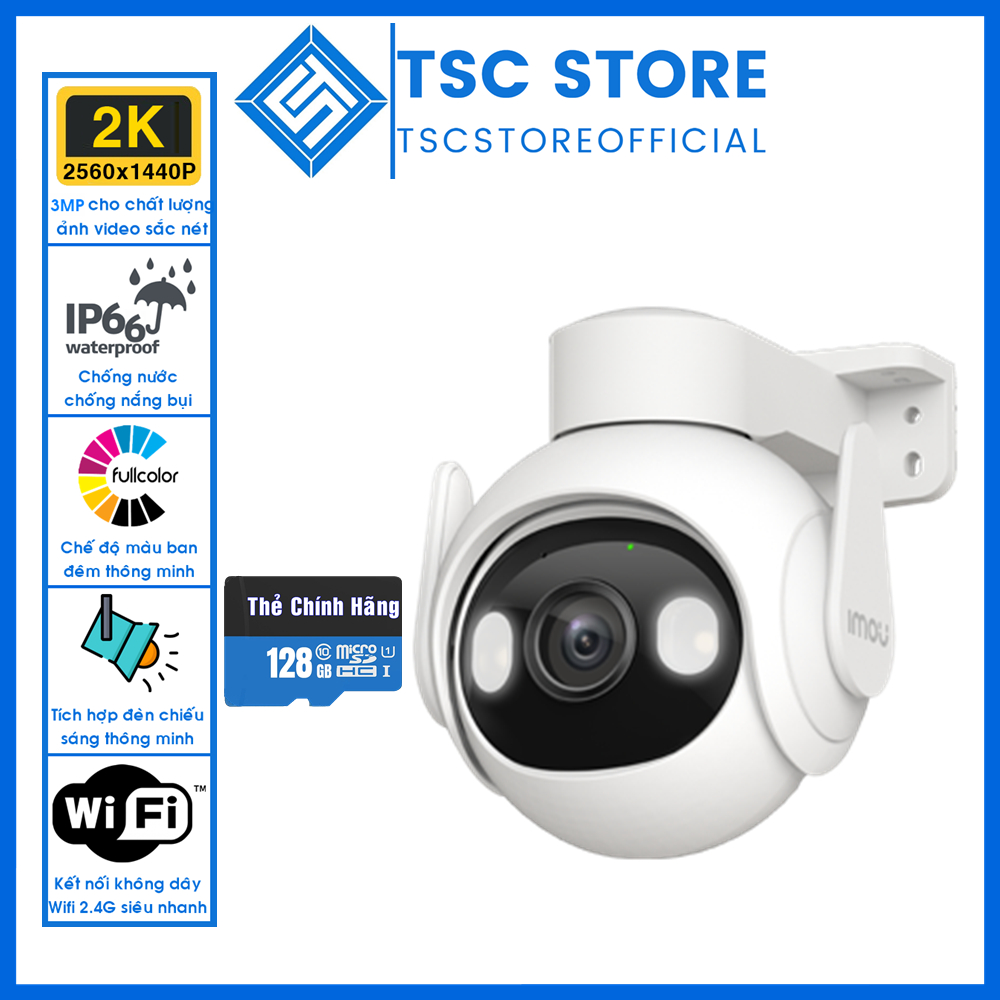 Camera IP WIFI IMOU Cruiser 2 IPC-GS7EP 3MP 2K Full Color | Outdoor ...