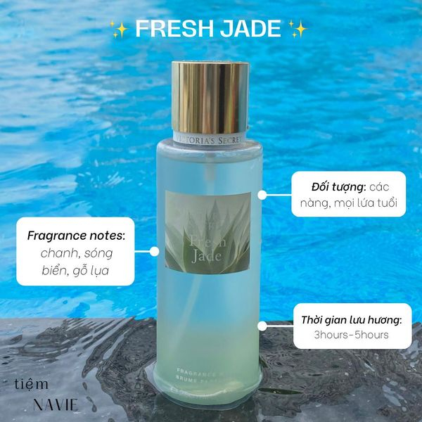 Bodymist VICTORIA'S SECRET FRESH JADE FRAGRANCE MIST 250ML | Shopee ...