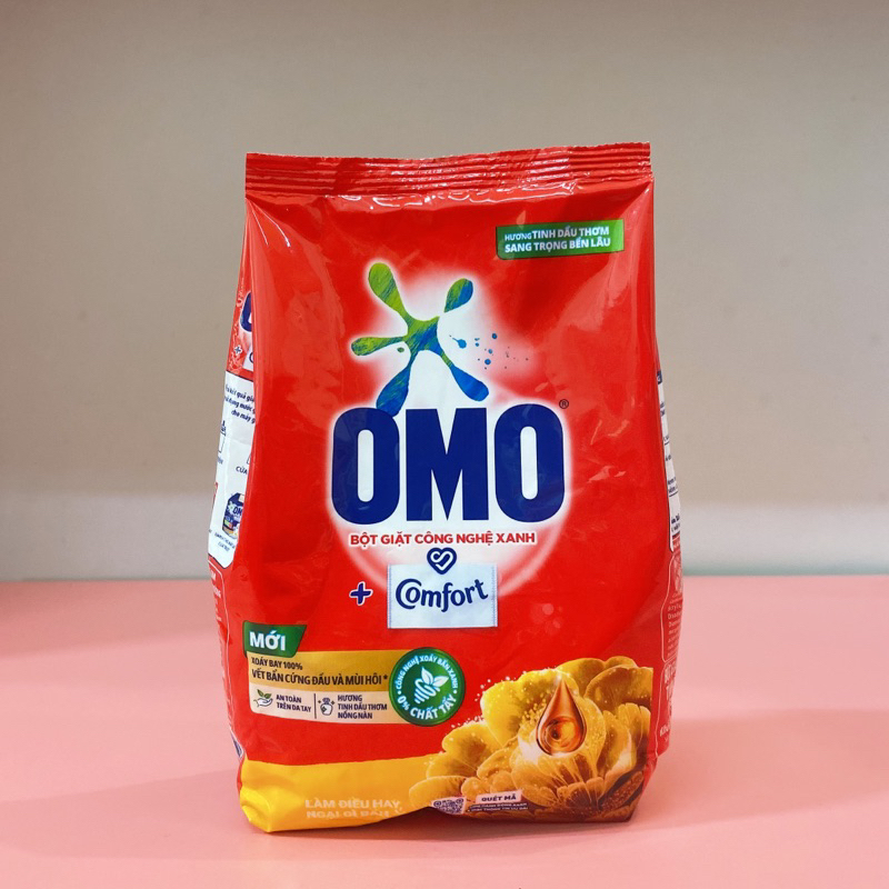 Bột giặt OMO comfort tinh dầu thơm 350g | Shopee Việt Nam