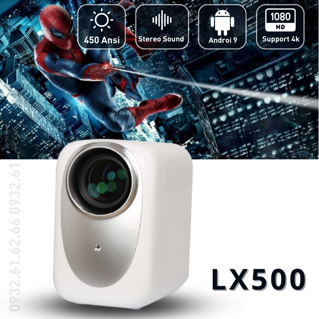 Máy chiếu Fullhd LX500 - Sáng Đẹp - Bảo hành 12 tháng | Shopee Việt Nam