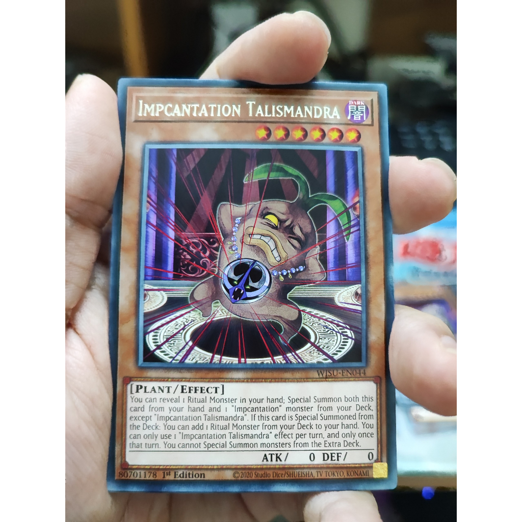 [Yugioh Funny Shop] 1 lá thẻ bài Impcantation Talismandra - WISU-EN044 ...