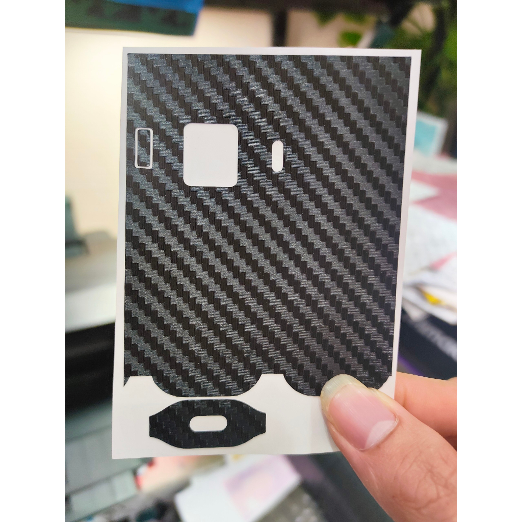 Miếng dán skin mẫu decal vân carbon cho Xlim Pro , V1, V2, SE, Favo ...