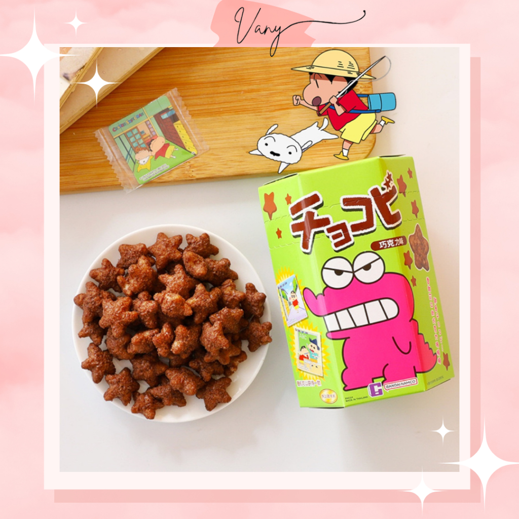[Kèm thẻ hình] Bánh Chocobi Crayon Shin Chan Cậu Bé Bút Chì Snack ...