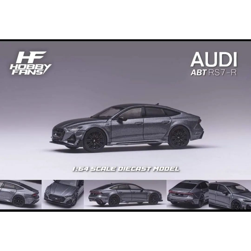 MÔ HÌNH 1:64 Hobby Fans - Audi RS7 RS7 ABT Sportback 2022(RS7-R) Grey Color | Shopee Việt Nam