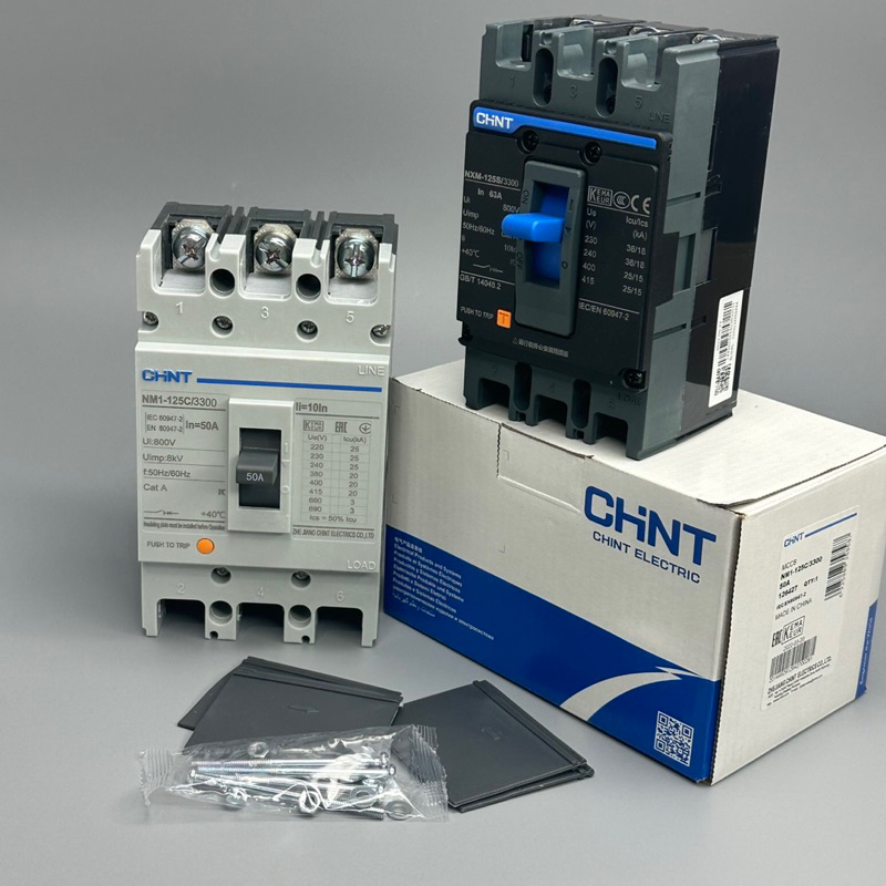 Attomat MCCB CHINT 3 pha ĐEN NXM-TRẮNG NM1 30S-125S | Shopee Việt Nam