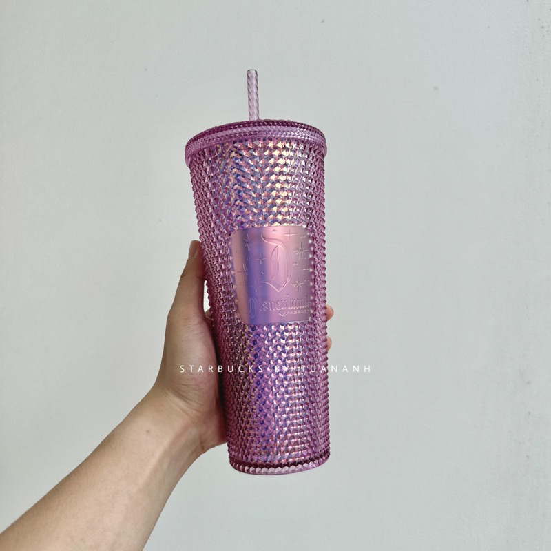 [Chính hãng] Ly Starbucks Studded x Disney Pink Sparkly 710ml | Shopee ...