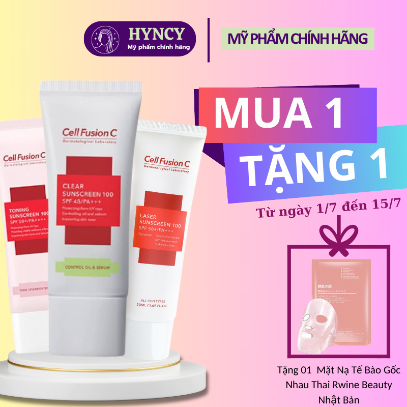 Kem Chống Nắng Cell Fusion C - Kcn Cell Fushion Clear Sunscreen 50ml ...