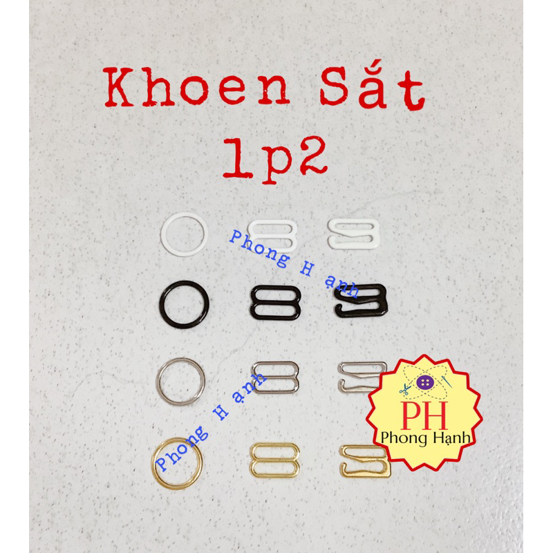 Khoen Sắt Áo Ngực 1p2 (1,2 cm), Khoen Áo Tăng Giảm 1p2 (1 bịch 100 cái) | Shopee Việt Nam