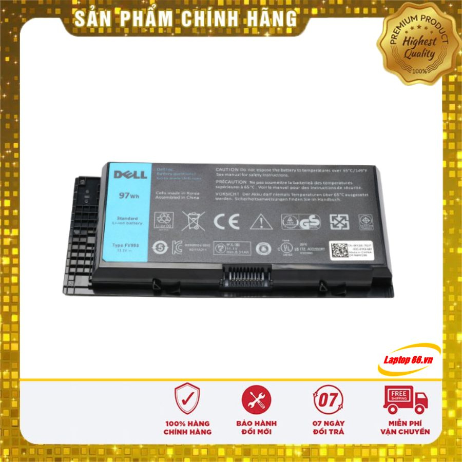 Pin Laptop Dell Precision M4600 M4700 M4800 M6600 M6700 M6800 97Wh (pin ...