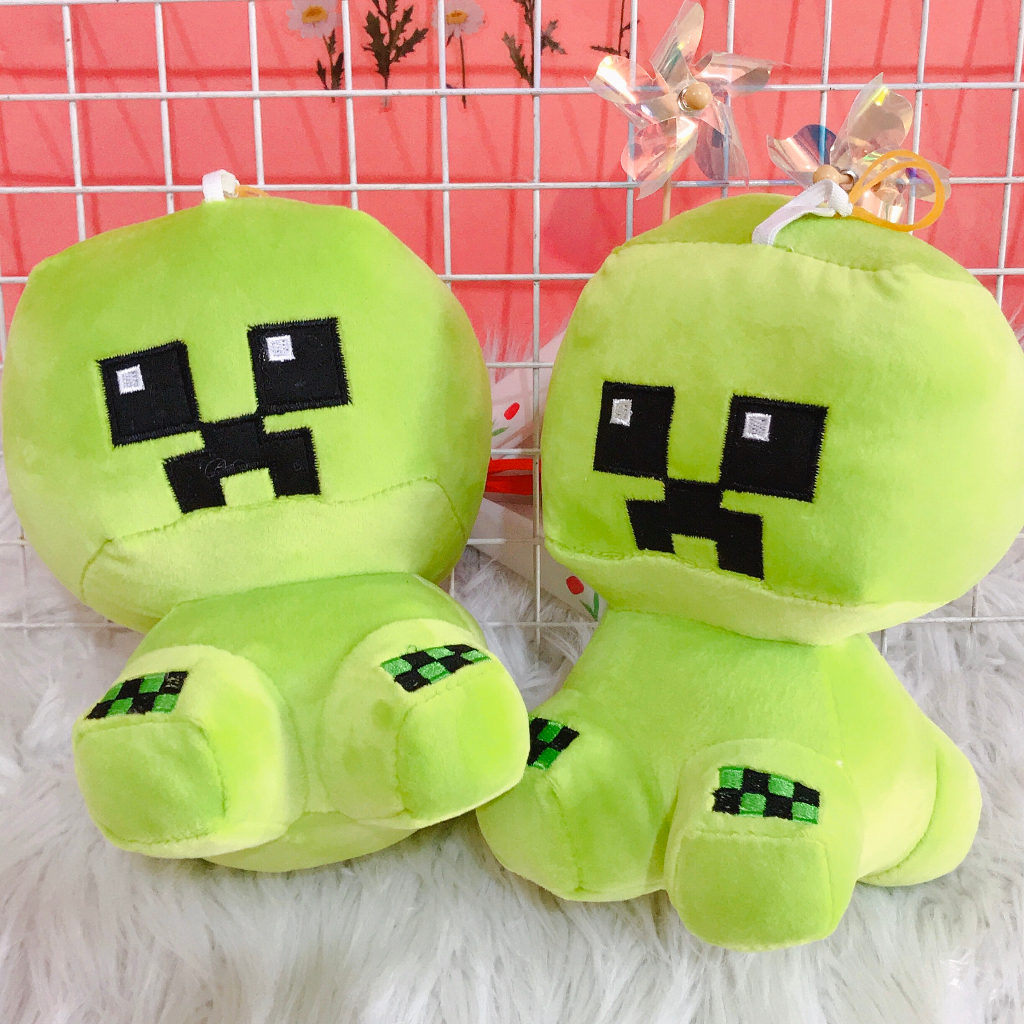 Gấu Bông Minecraft Creeper Cực Đẹp Size 30cm - Thú Nhồi Bông Hình Nhân ...