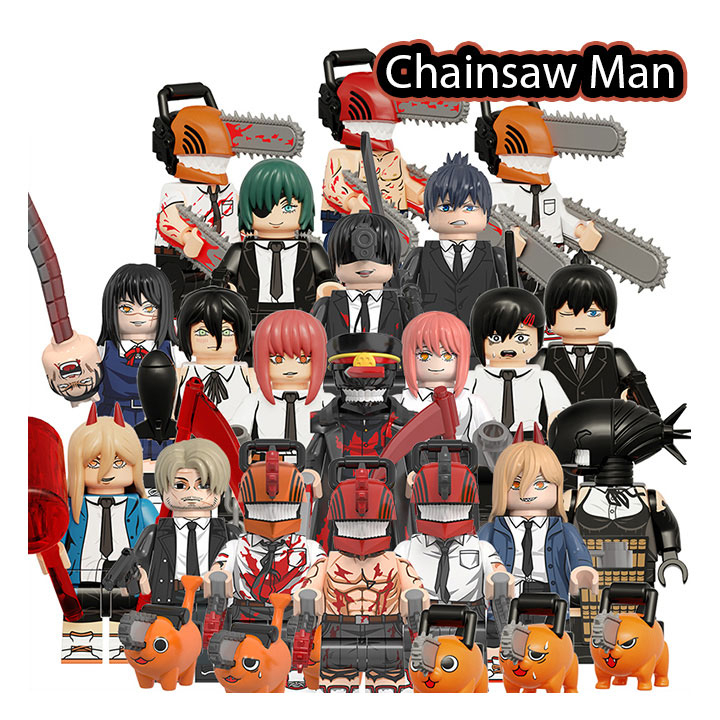 Mô hình nhân vật Người Lưỡi Cưa Chainsaw man Đồ chơi Lắp ráp Chainsaw ...
