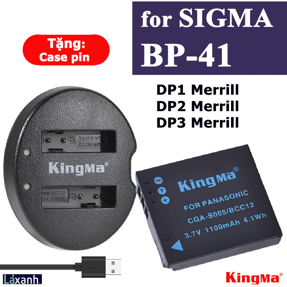 Sigma BP-41 | Pin và Dock sạc máy ảnh Kingma Sigma BP41 SIGMA Merrill DP1 DP2 DP3 Merrill bcc12 ...