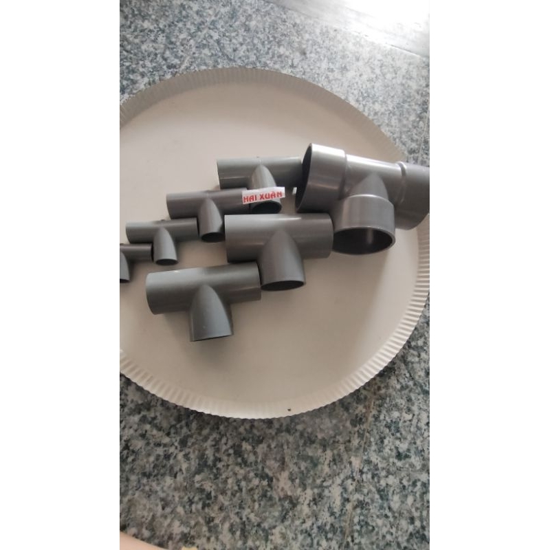 TÊ TRƠN ỐNG NHƯA PVC, BA CHẠC PHI 21,27, 34, 42, 49,60 (ST) PHỤ KIỆN ...