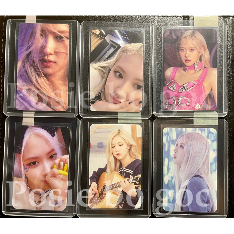 [OFFICIAL BLACKPINK] Card Rosé Tổng Hợp Các Era Hiếm chính hãng có sẵn ...
