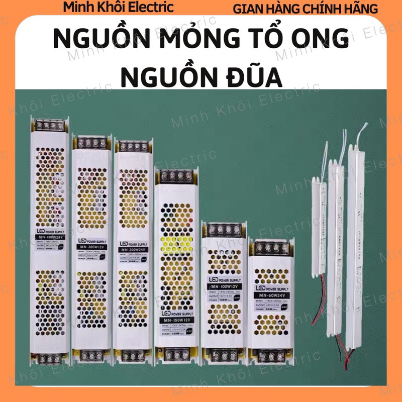 Nguồn mỏng, nguồn tổ ong dẹt mỏng,nguồn đũa, nguon led siêu mỏng 5V ...