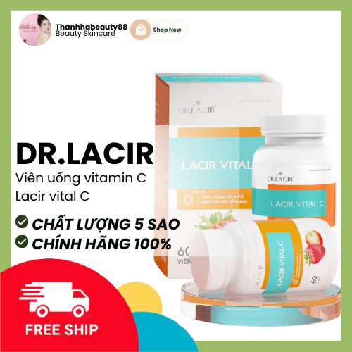 Viên Uống Vitamin C Lacir Vital C Dr Lacir Chính Hãng Giúp Sáng Da Nâng Cao Sức Đề Kháng ...