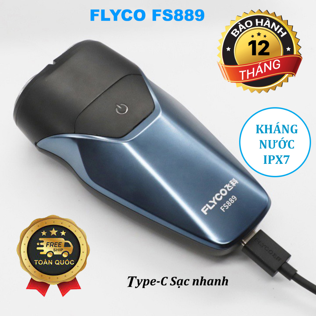Máy cạo râu Flyco FS889 và FS888 kháng nước | Shopee Việt Nam
