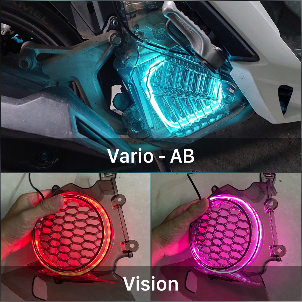 Ốp Quạt Gió Và Két Nước Có Đèn Vario - AB - Vision | Shopee Việt Nam