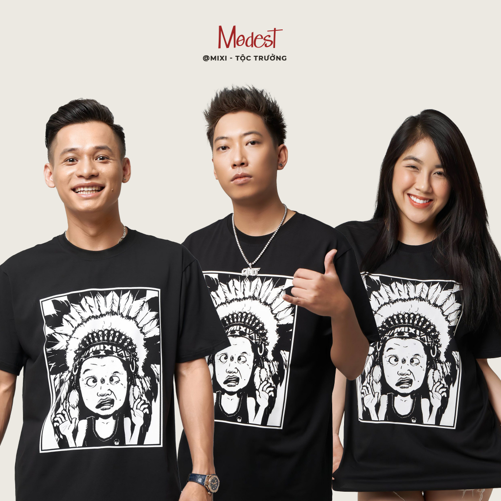 Áo Mixi Tộc Trưởng nhỏ chất liệu cao cấp kiểu dáng nam nữ mặc trẻ trung ...