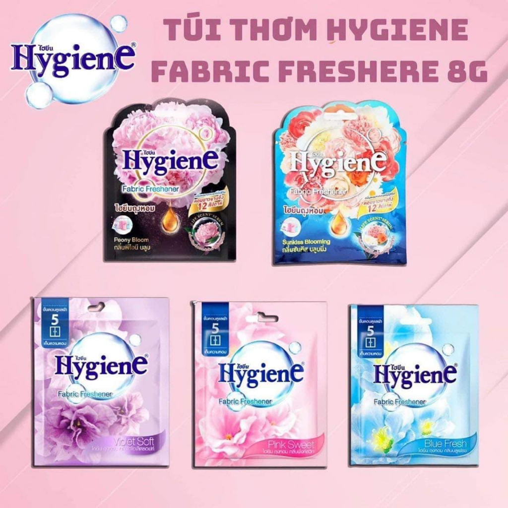 Túi thơm Hygiene Fabric Freshener 8g | Shopee Việt Nam