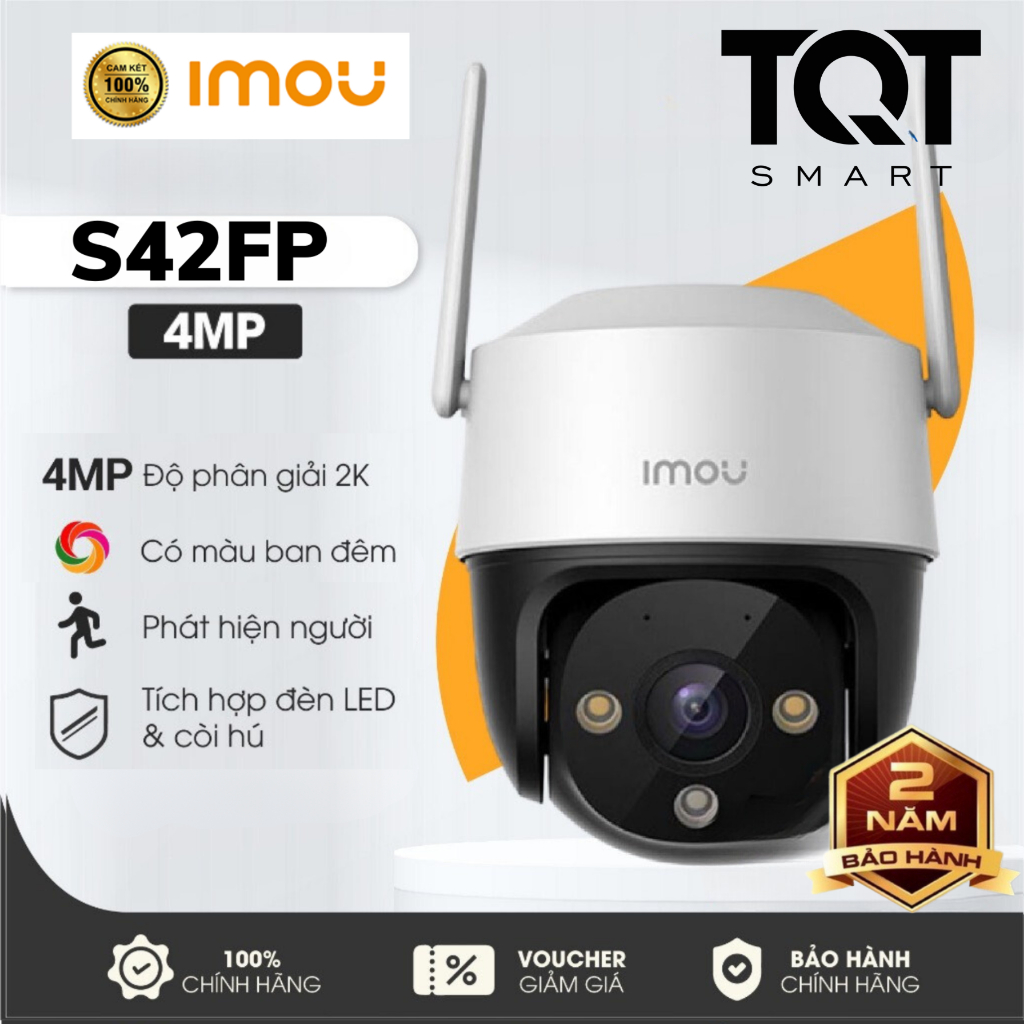 Camera IP Wifi IPC-S42FP-IMOU 4MP - Tích Hợp Wifi, Phát Hiện Chuyển ...