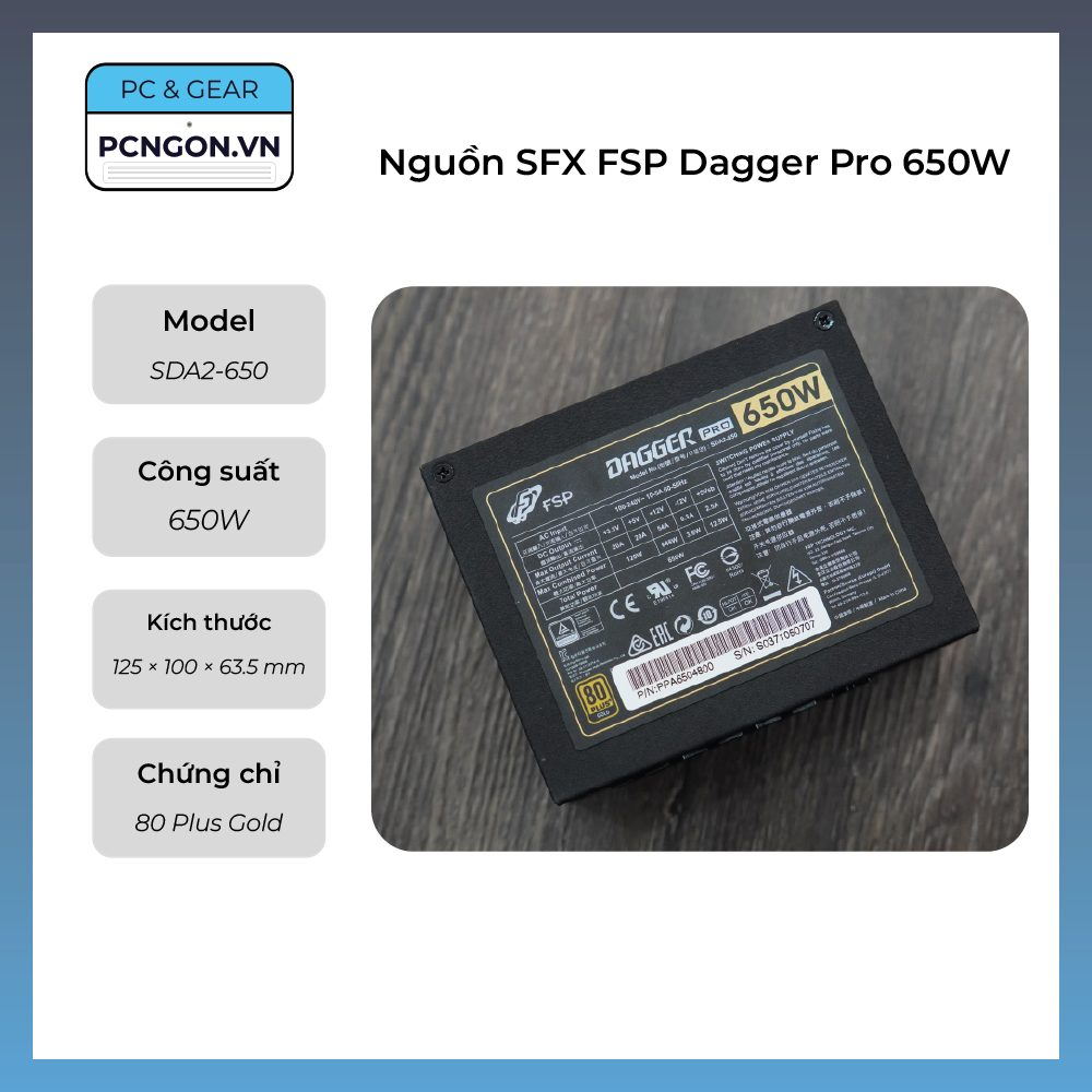 [PCNGON] Nguồn SFX FSP Dagger Pro 650W Module | Shopee Việt Nam