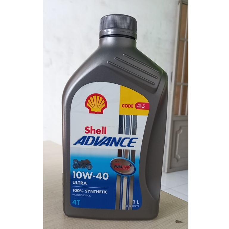Shell Châu Á - Nhớt Shell Advance Ultra 10W-40 Made in Thailand - Tem 2 ...