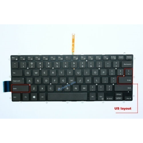 Bàn Phím Dell Inspiron 14 7460 7466 Latitude 13 2 In 3379 3490 Us