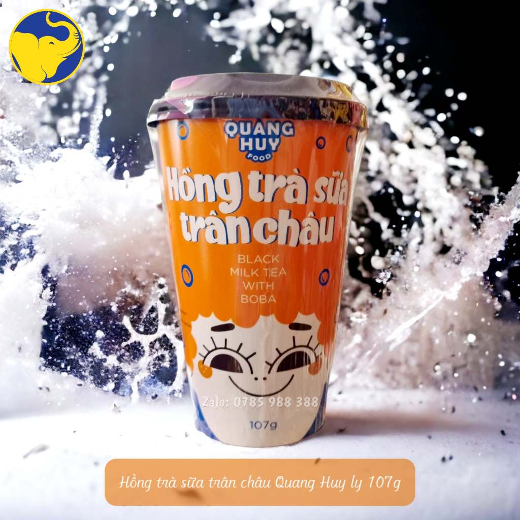 HỒNG TRÀ SỮA TRÂN CHÂU, OOLONG NƯỚNG TRÂN CHÂU QUANG HUY LY 107G ...