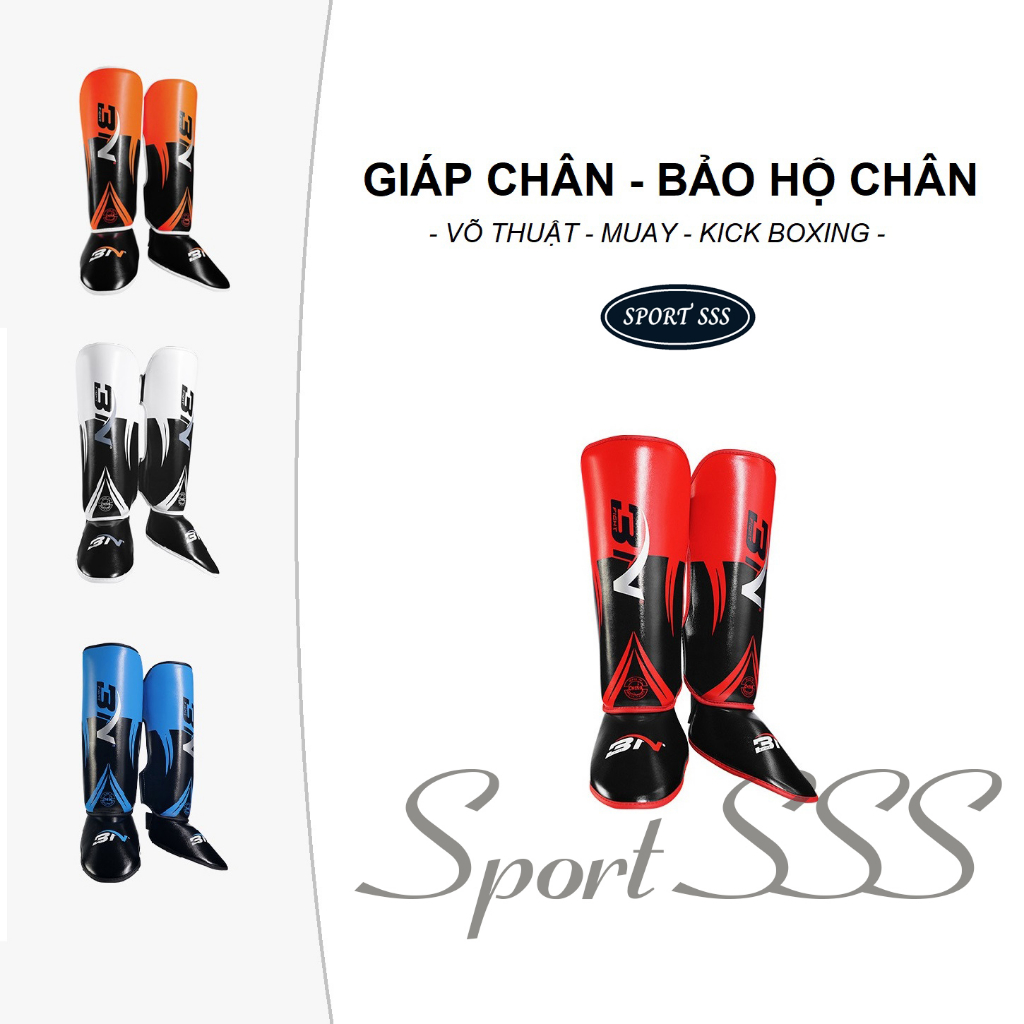 Giáp chân - bảo hộ chân - ống đồng - Shin guards - BN - Võ thuật - Kick ...