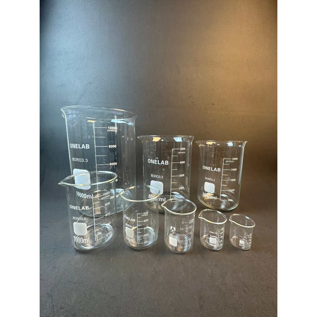 Cốc Thủy Tinh Thí Nghiệm Onelab Chịu Nhiệt Có Vạch 2000ml, 3000ml | Shopee Việt Nam