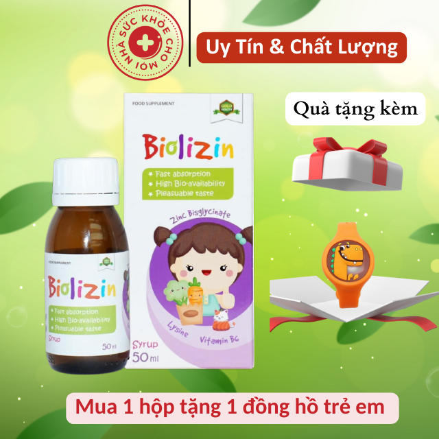 Biolizin Kẽm Hữu Cơ Lysine B6 Giúp Bé Ăn Ngon Tăng Đề Kháng Bổ Sung Kẽm ...