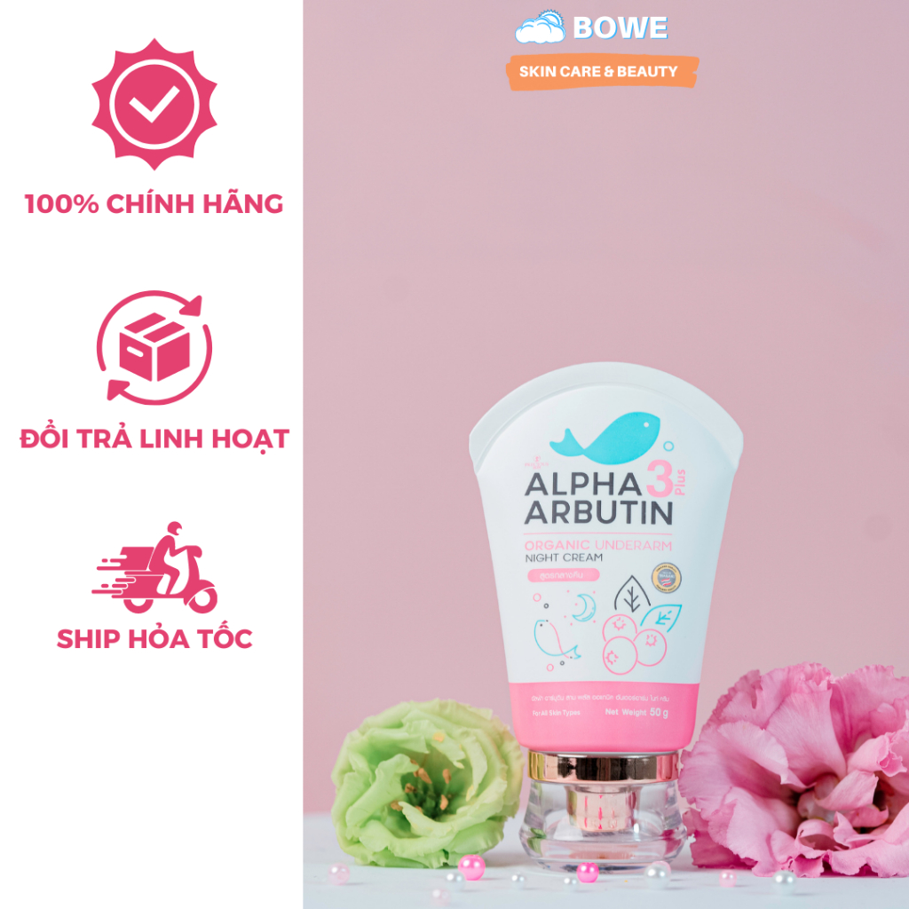 Kem Dưỡng Trắng Giảm Thâm Nách Precious Skin Alpha Arbutin Organic