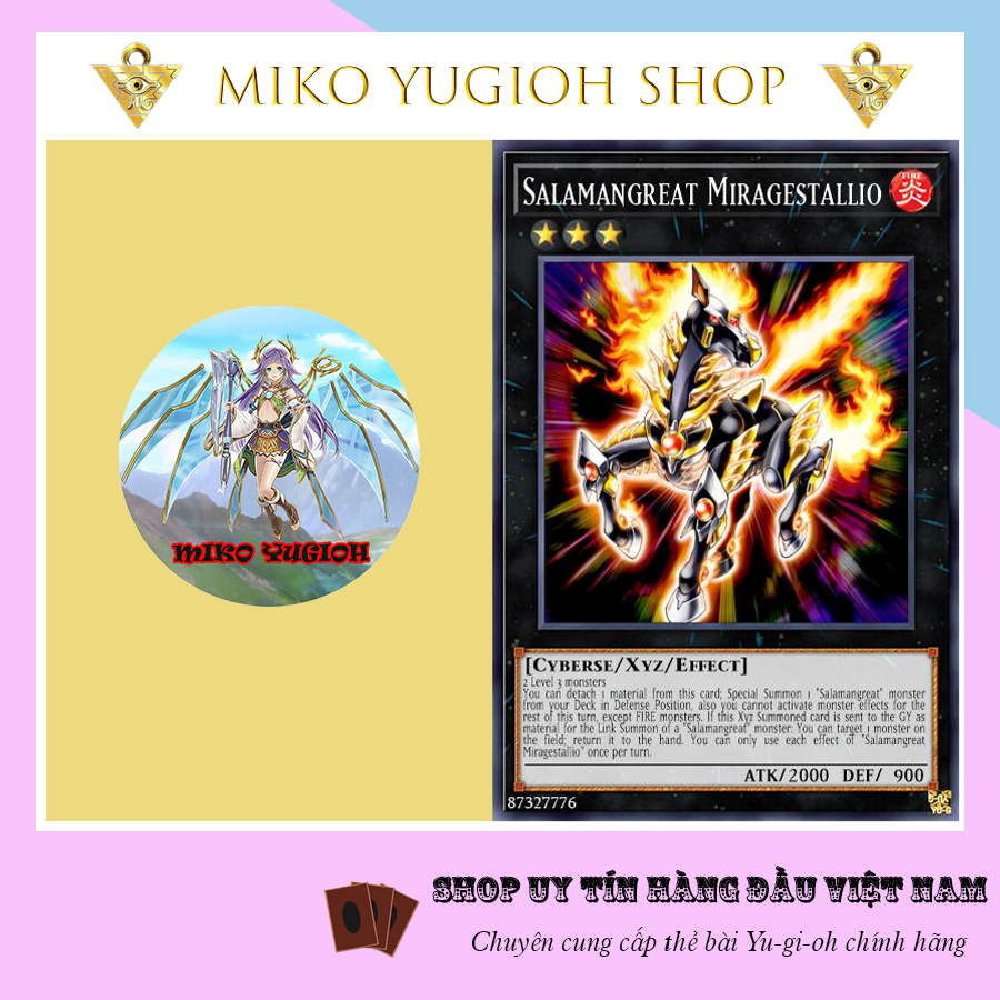 [ Miko Yugioh ] Thẻ Bài Yugioh Chính Hãng Tiếng Nhật Salamangreat ...